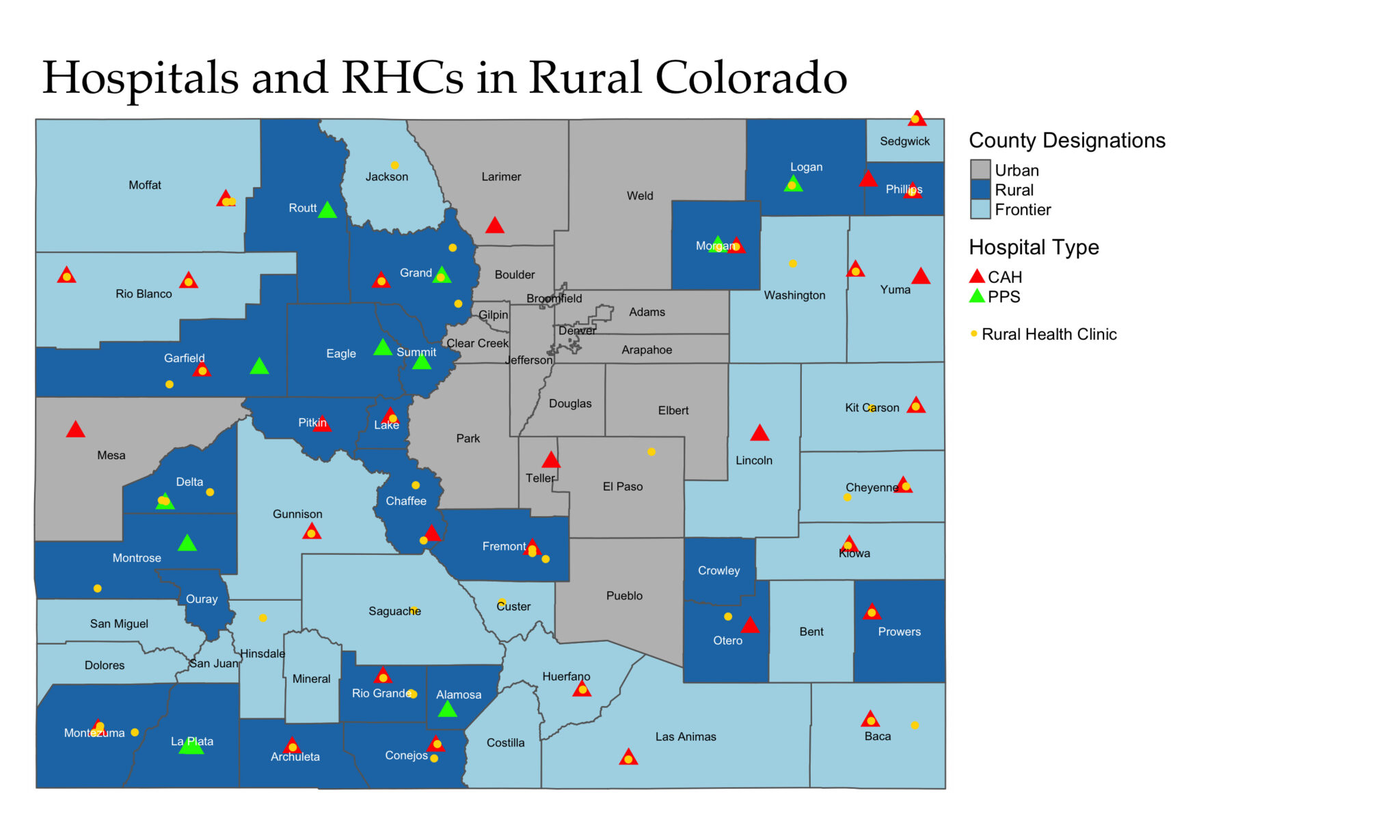 Maps - Colorado Rural Health Center